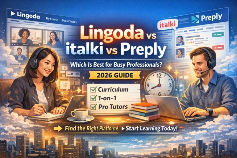 Lingoda vs italki vs Preply (2026): Which Is Best for Busy ...